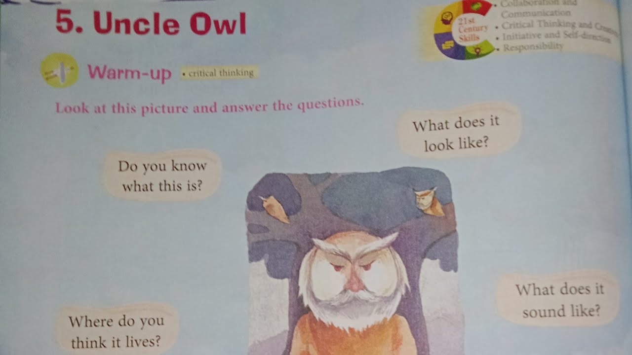 chapter - 5 . Uncle Owl of class 3 (New English Ferry)full explanation video - YouTube