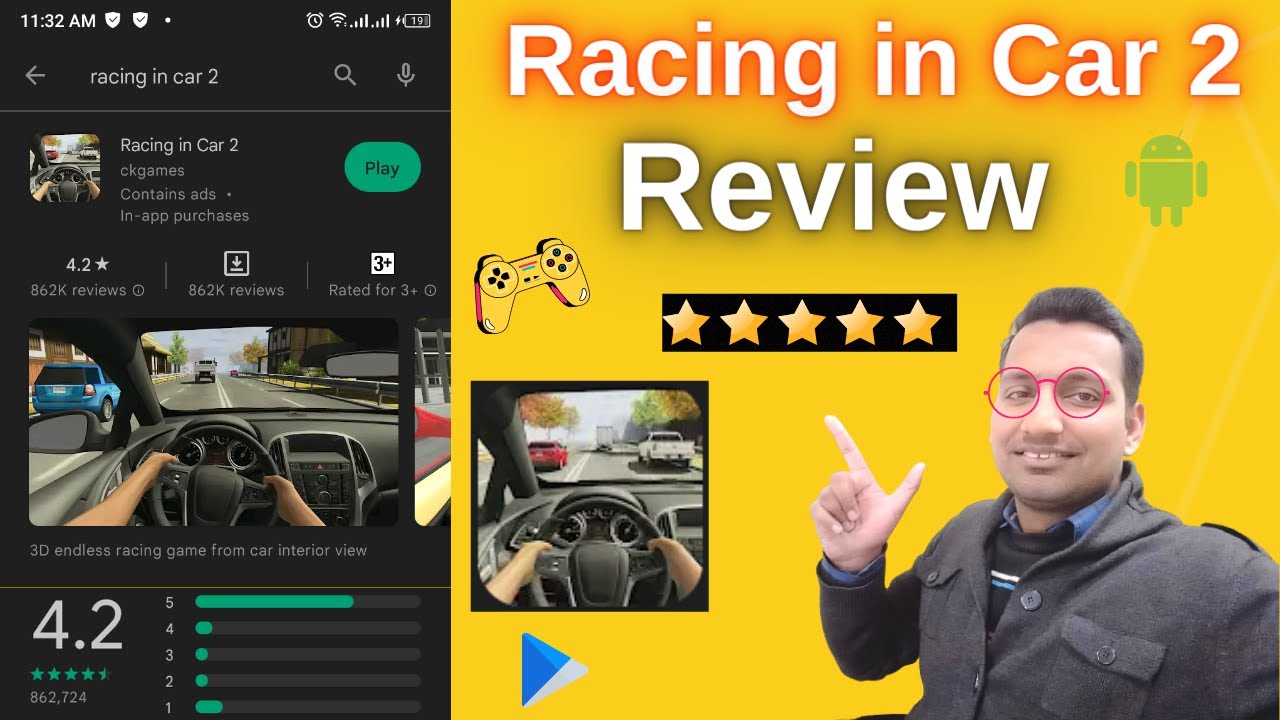 Racing in Car 2 Gameplay Review | Android Games | Gamer Bhaii - YouTube