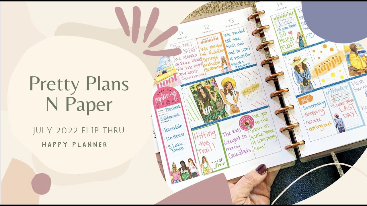 Classic Happy Planner July Flip Through 2022 | After the Pen | Happy ...