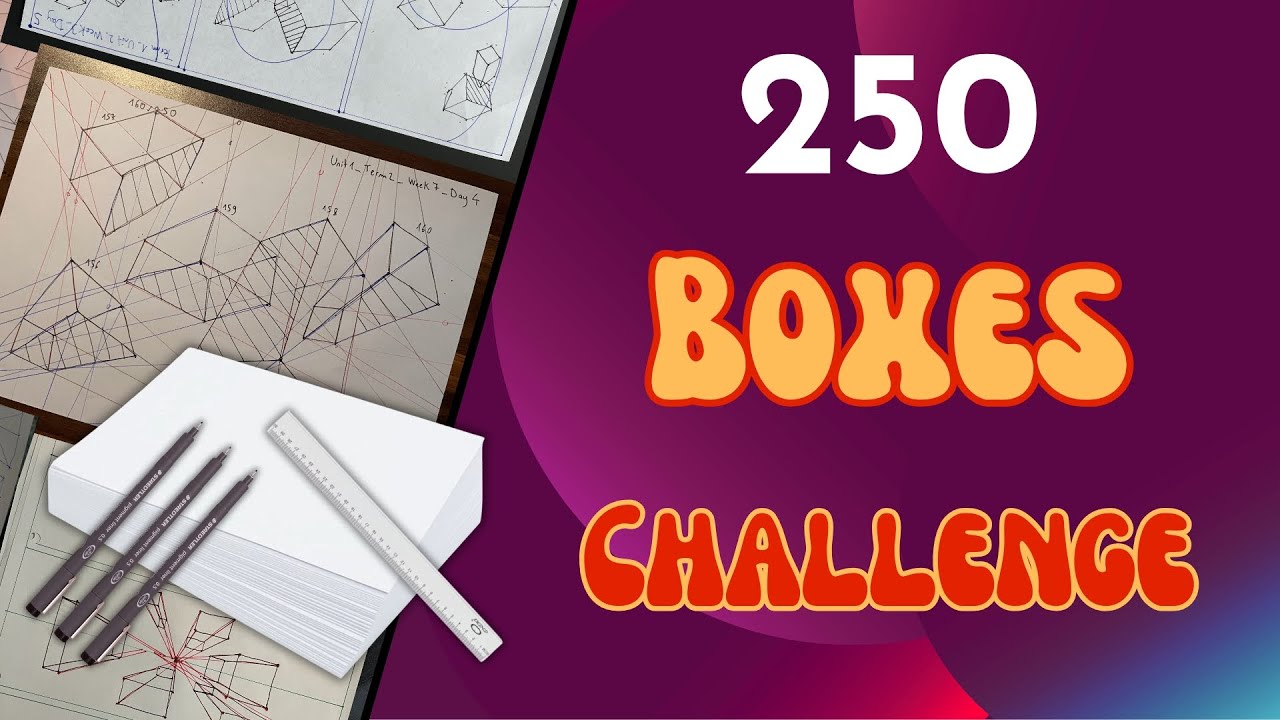 Learning Art: 250 Box Challenge by drawabox - YouTube