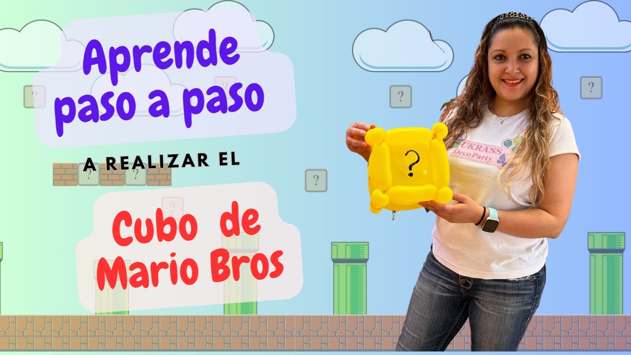 Paso a paso como realizar el cubo amarillo de Mario Bros - YouTube