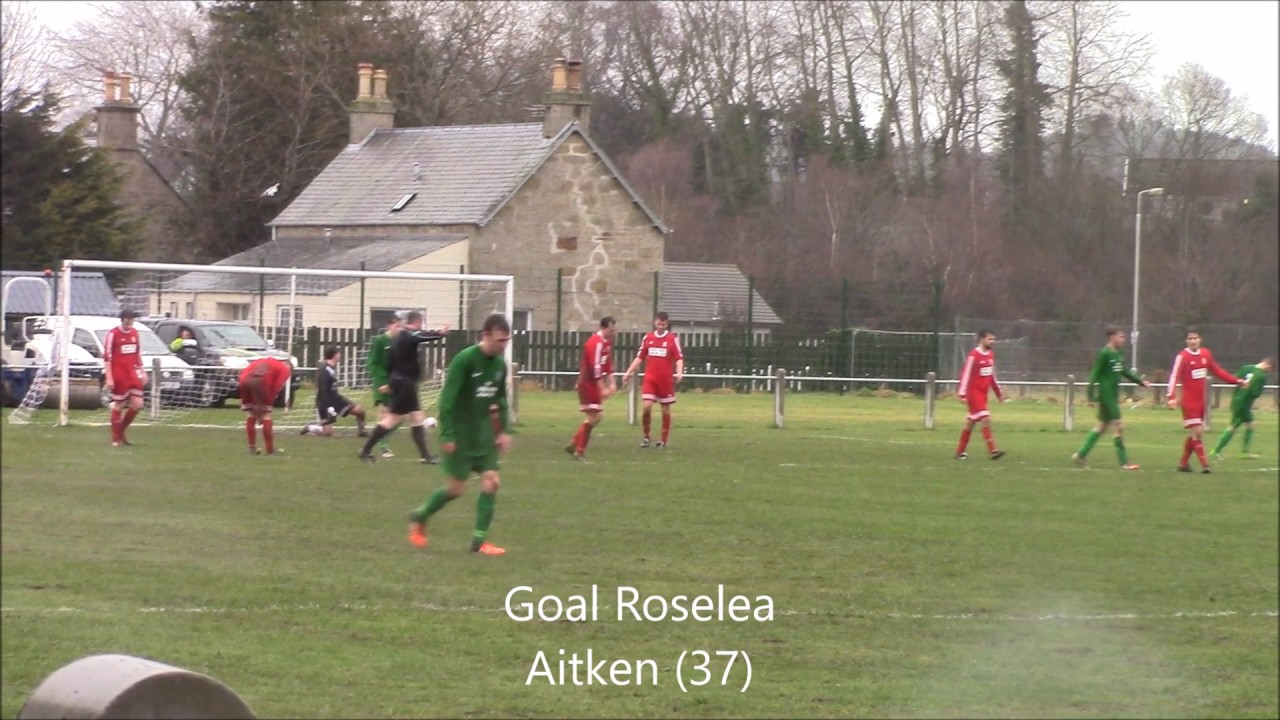 Forres Thistle V Montrose Roselea - YouTube