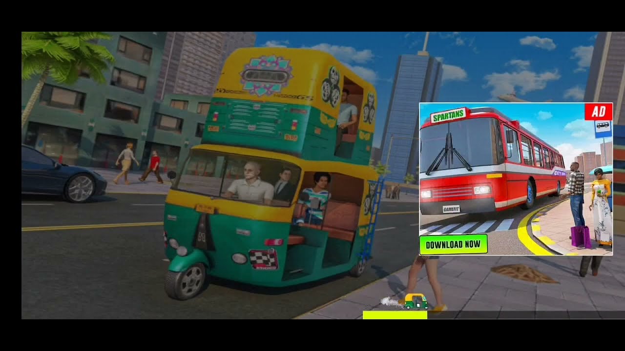 Tuk Tuk Auto Rickshaw Game | Rickshaw Driving Android Game | Simba ...