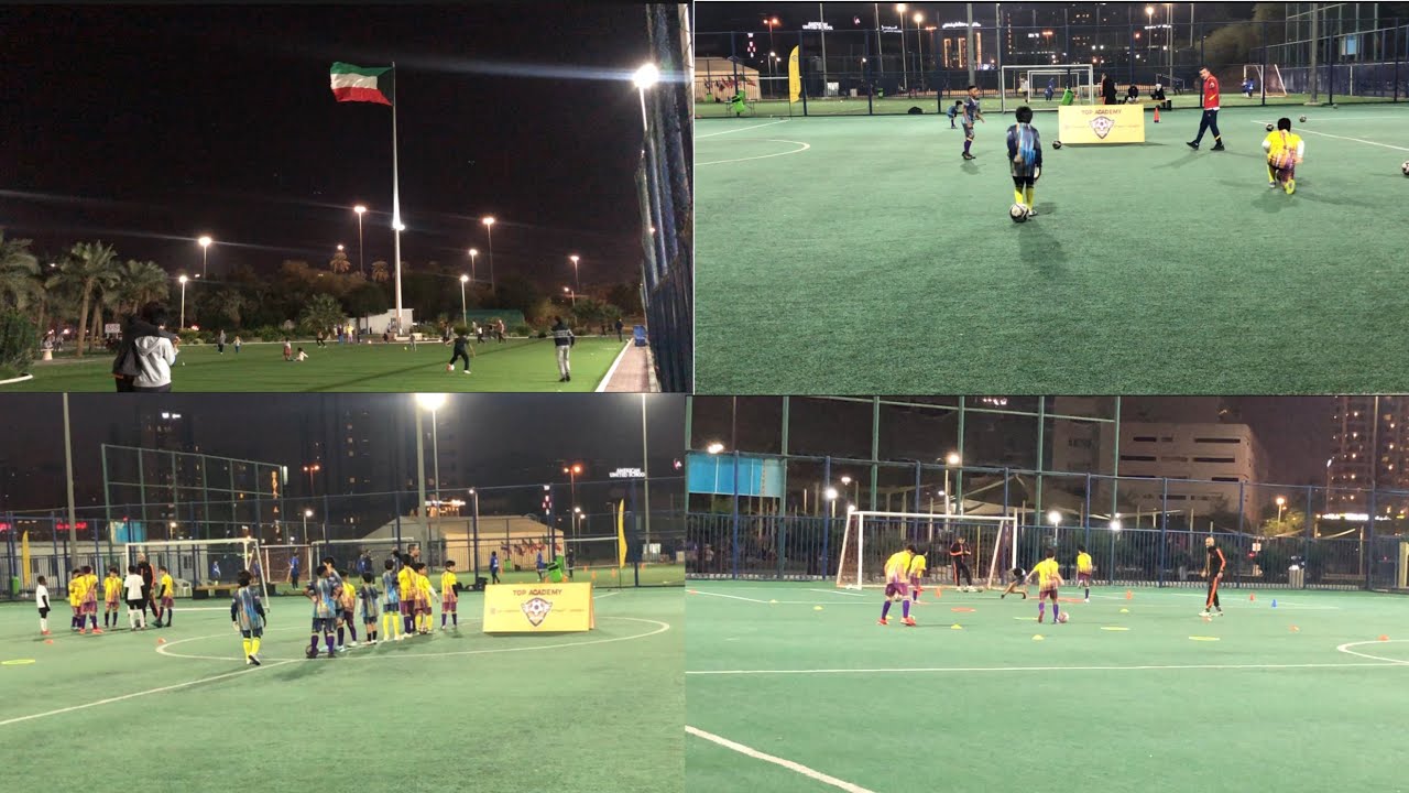 FOOTBALL TRAINING || MISHREF OASIS PARK KUWAIT #football #training ...