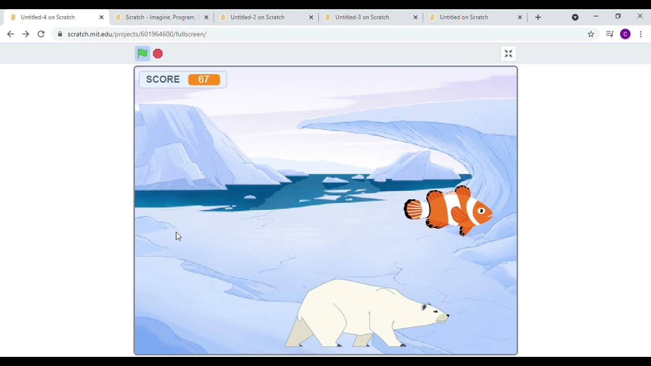 Polar Bear SCRATCH - YouTube