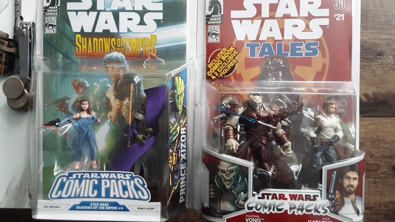 Star Wars: TLC - Comic 2 Packs Sets: Leia Organa, Prince Xizor, Yuuzhan ...
