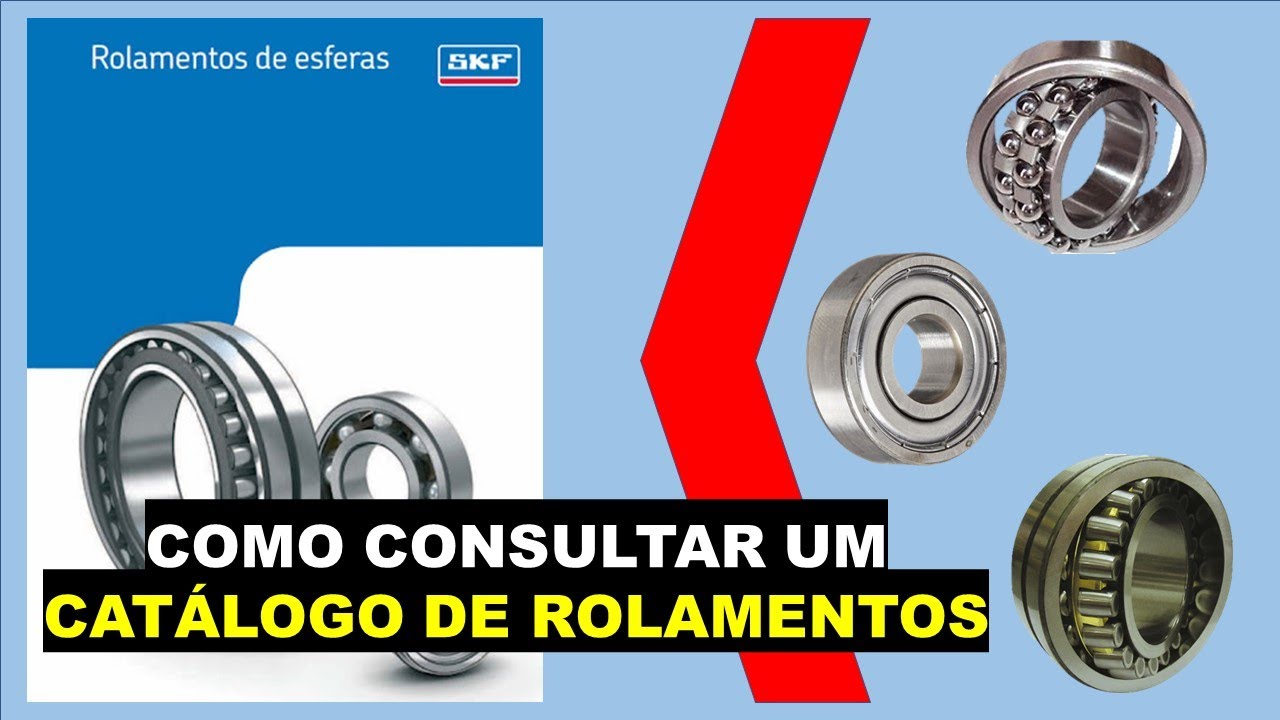 Como encontrar a numeração de rolamentos em um catálogo - YouTube