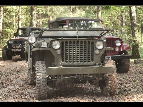 Willys. Ford GPW. Осенний офф-роуд в Хотьково (ч.1) _Autumn off road at ...