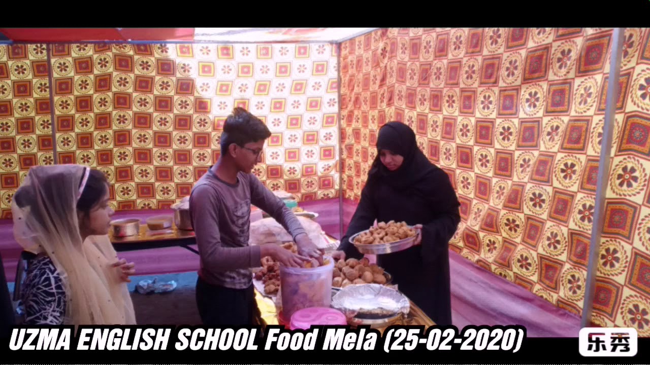 UZMA ENGLISH SCHOOL Food Mela (25-02-2020) - YouTube