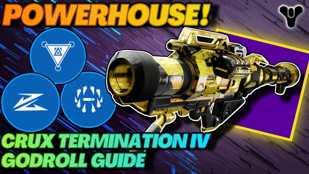 This Rocket Launcher Can Roll With 2 Damage Perks... Crux Termination ...