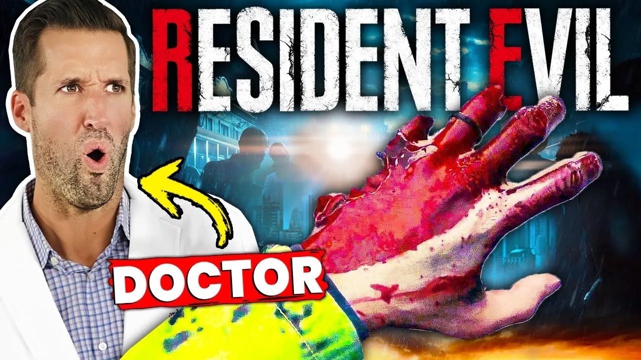 ER Doctor REACTS to Craziest Resident Evil Healing Animations - YouTube