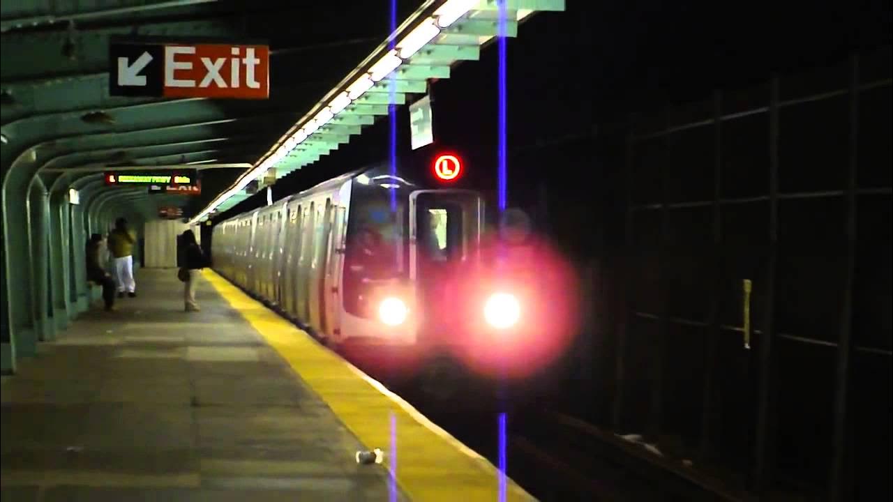 MTA New York City Subway : Wilson Avenue [ BMT Canarsie / 14th Street Line ] - YouTube