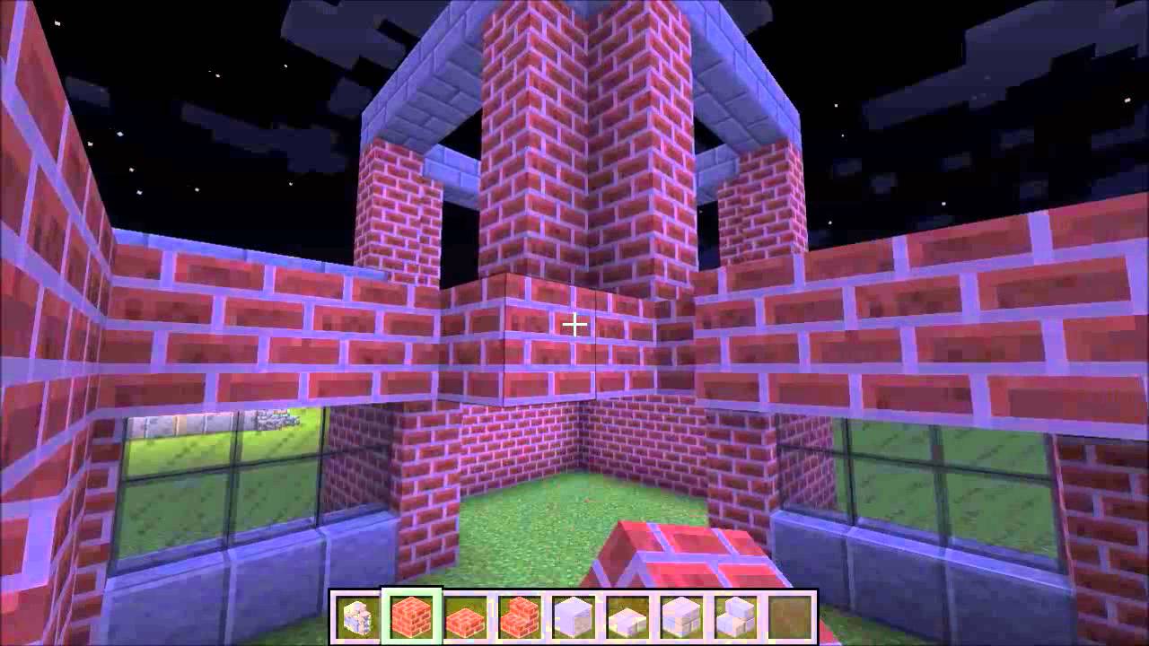 Minecraft Tutorial: How To Make A Brick House - YouTube