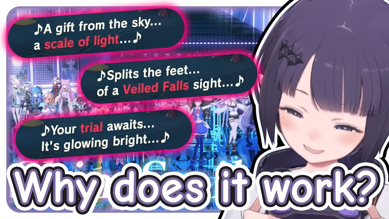 Ina tries to sing this song's lyrics with Shiny Smily Story's melody ...
