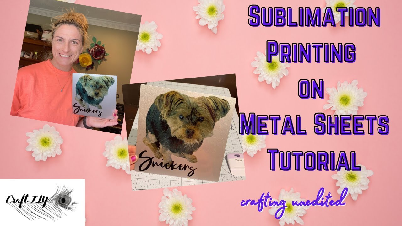 Sublimation Printing on Metal Sheets Tutorial - YouTube