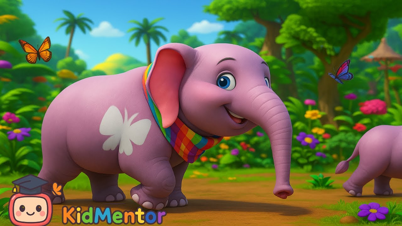 Elephant Dance Party for Kids | Fun Jungle Stomp, Jump, and Play ...