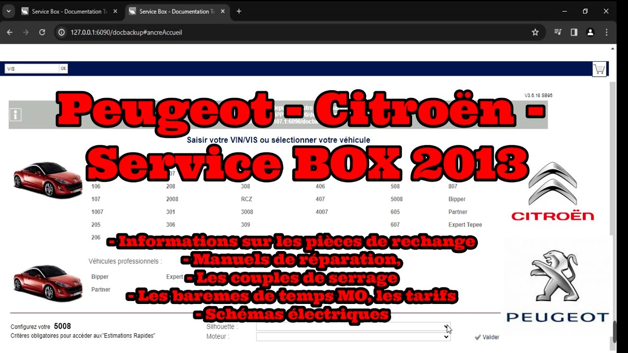 Petit aperçu de Peugeot - Citroën - Service BOX très pratique pour le ...