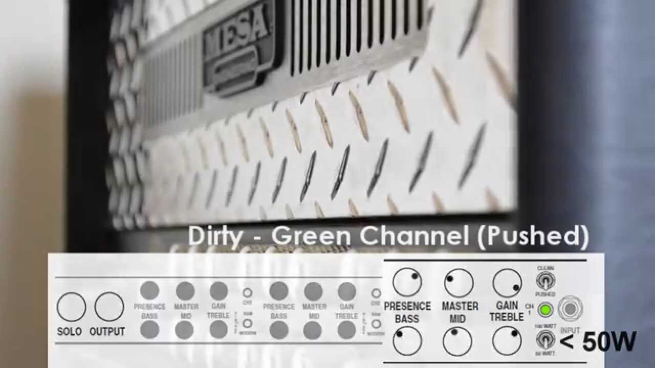 Mesa Boogie Reborn Dual Rectifier Blues Tones - YouTube