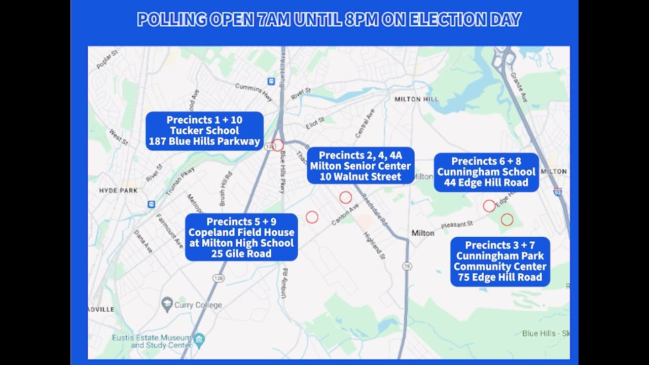Where Are the Polling Locations in Milton, MA??? - YouTube