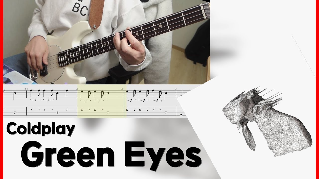 Coldplay - Green Eyes [Bass cover] (+Tab) - YouTube