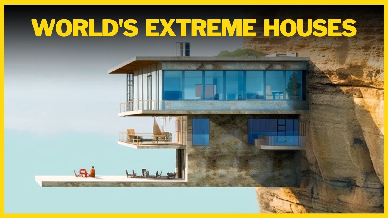 Top 10 INSANE CRAZY HOUSES! You WON'T BELIEVE EXISTS. Defying Gravity ...