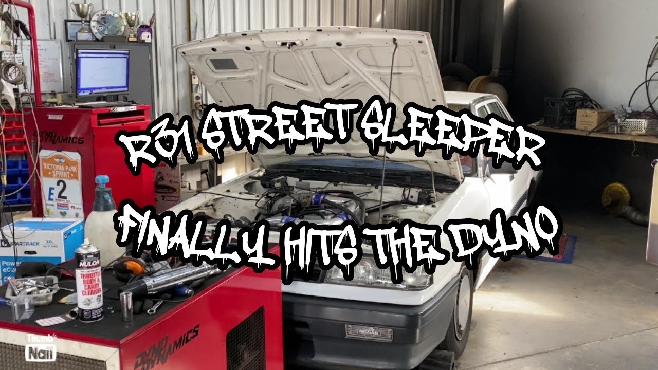 R31 STREET SLEEPER hits DYNO! - Cammed RB30, 3582 Turbo! - YouTube