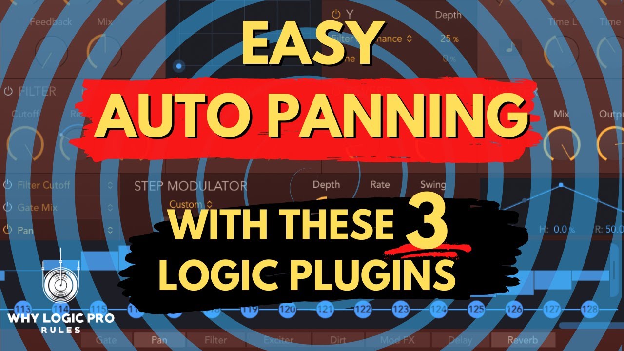 Easily Auto Pan Your Tracks With 3 Logic Plugins - YouTube