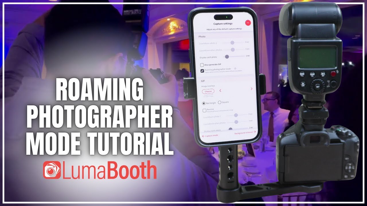Roaming Photography with your iPhone or iPad in LumaBooth - YouTube