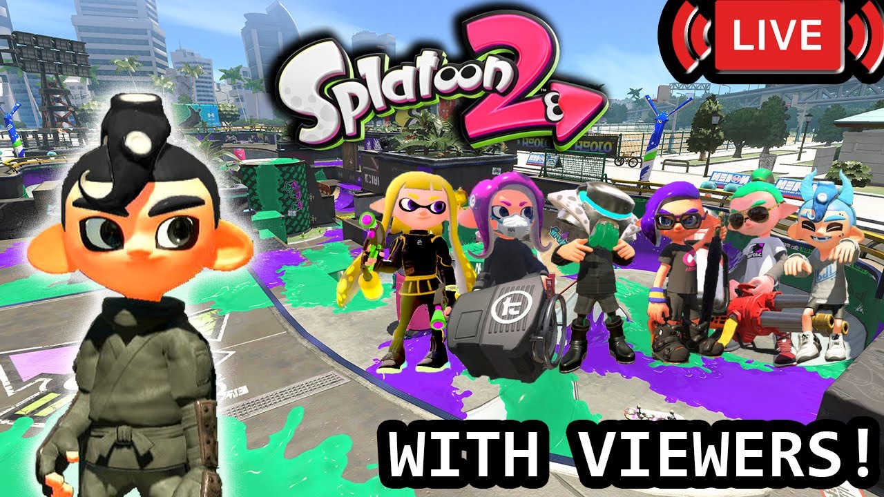 🔴 Splatoon 2 - Private battles and league with viewers! - YouTube