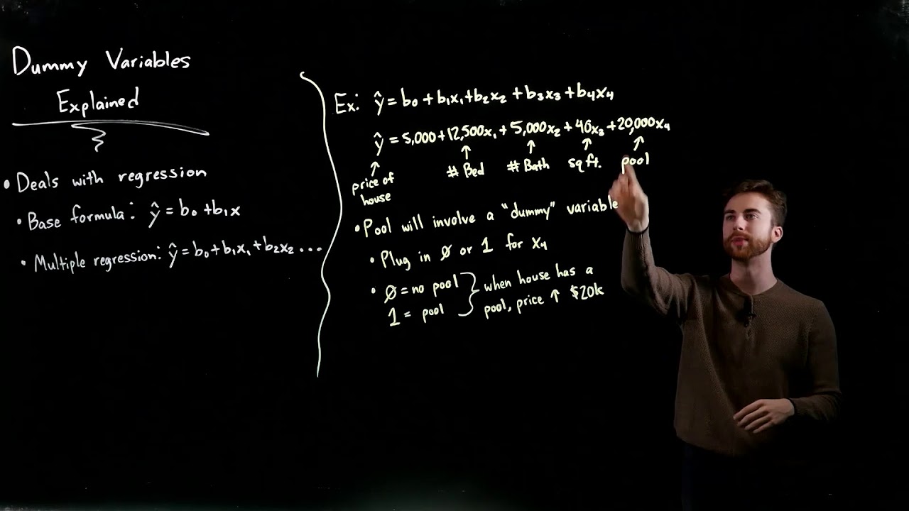 Statistics - Dummy Variables Explained - YouTube