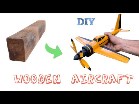 DIY aircraft using wood #airplane #diy - YouTube