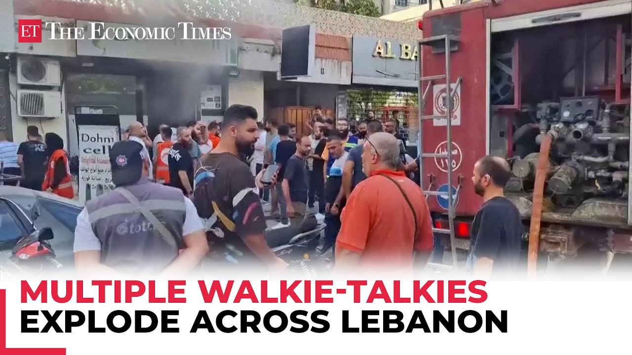 Walkie-talkies explode in Lebanon's Beirut day after pager blasts ...