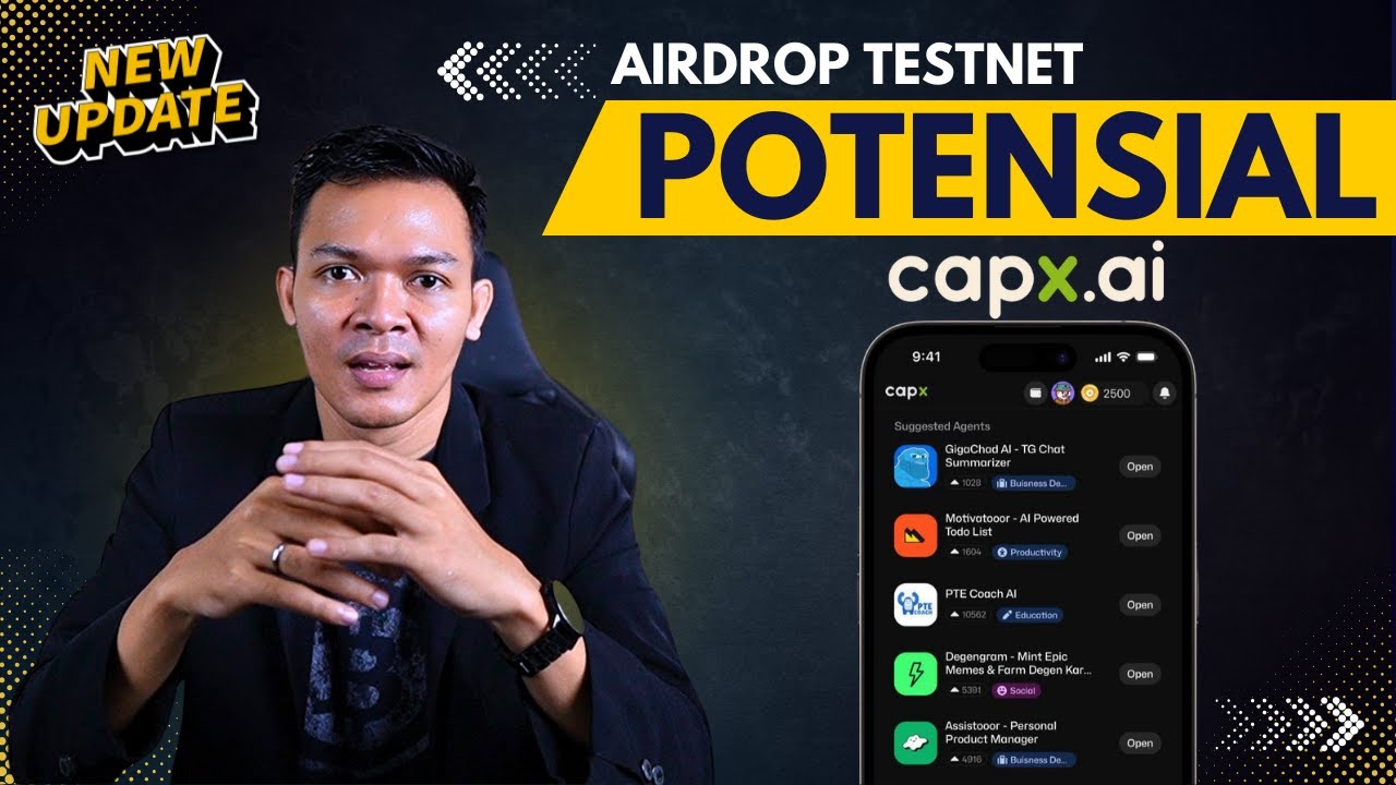 Cara Garap Airdrop Testnet CAPX AI lewat HP/Mobile - YouTube