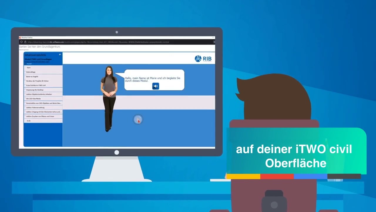 RIB iTWO civil - E- Learning Grundlagen - YouTube