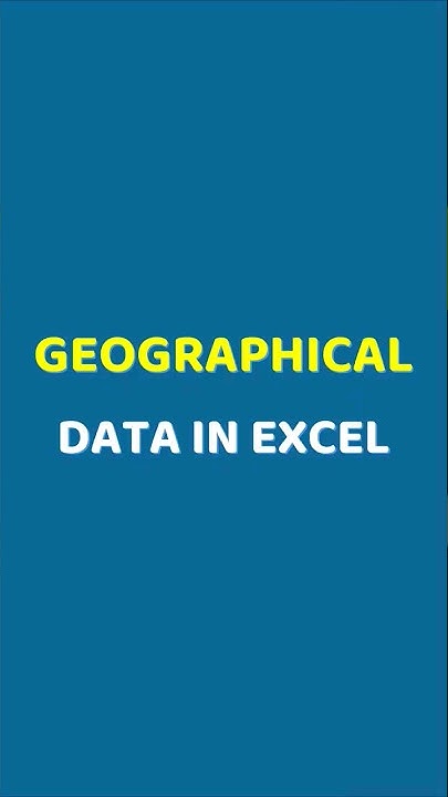 Geographical Data in Excel. #shorts #excel #exceltips #vijay_devda ...