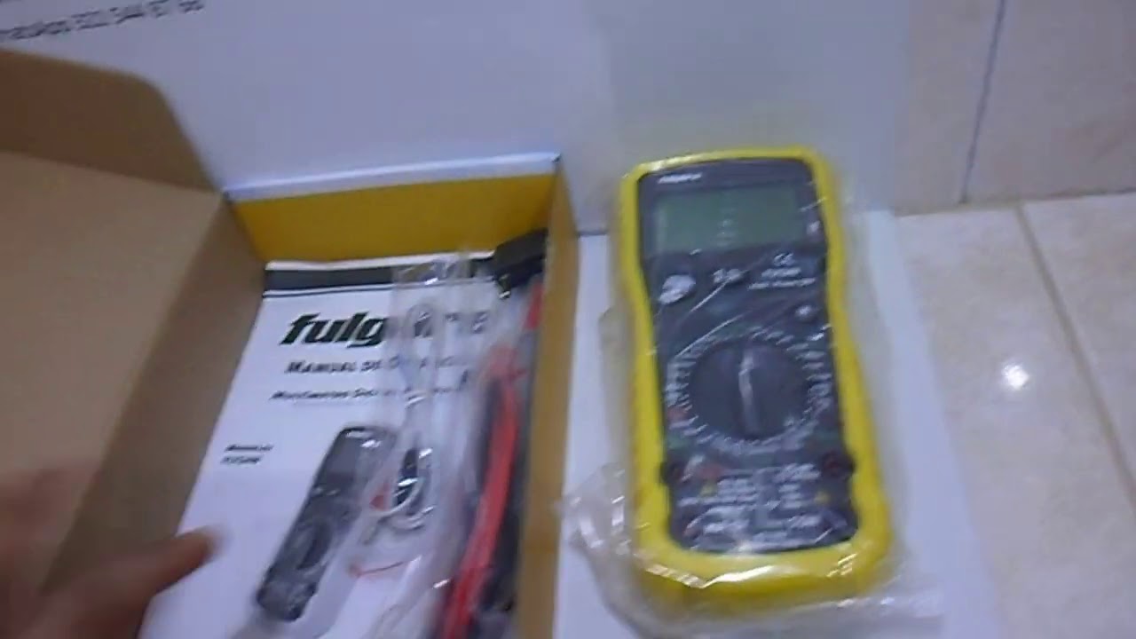 Multímetro Digital Profesional Fulgore Fu1248 - YouTube