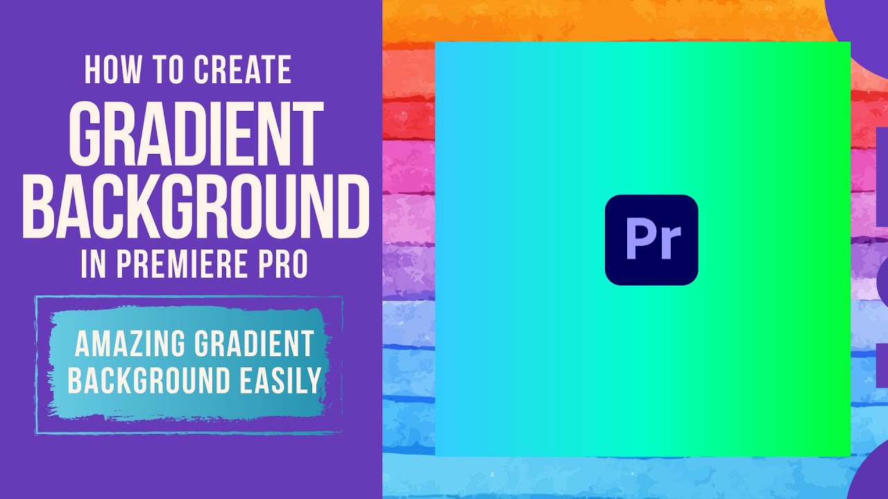 How to Create Gradient Background in Premiere Pro - YouTube