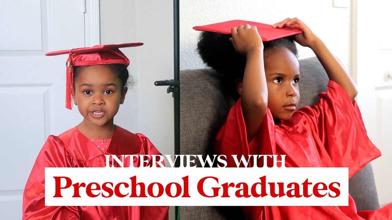 Interviews With Preschool Graduates - YouTube