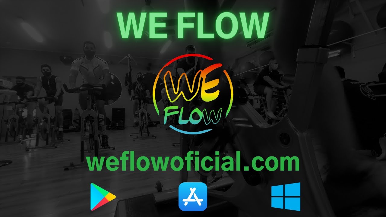 APLICATIVO WE FLOW - AULAS DE CICLISMO INDOOR - YouTube