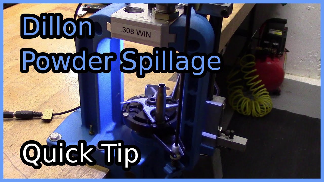 Dillon 550 Powder Measure Spillage | Quick Tip | Guns N' Reloads - YouTube