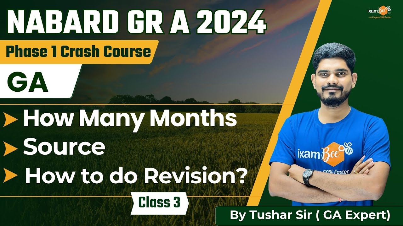 NABARD 2024 || NABARD GA | How many months to cover | Source | How to ...