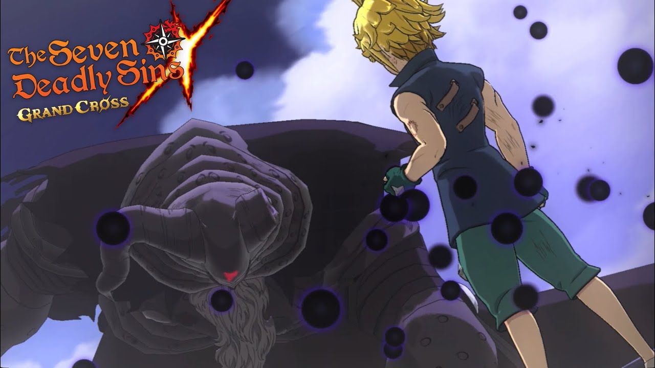 Meliodas Vs Demon King Full Boss Fight! (7DS Grand Cross) - YouTube