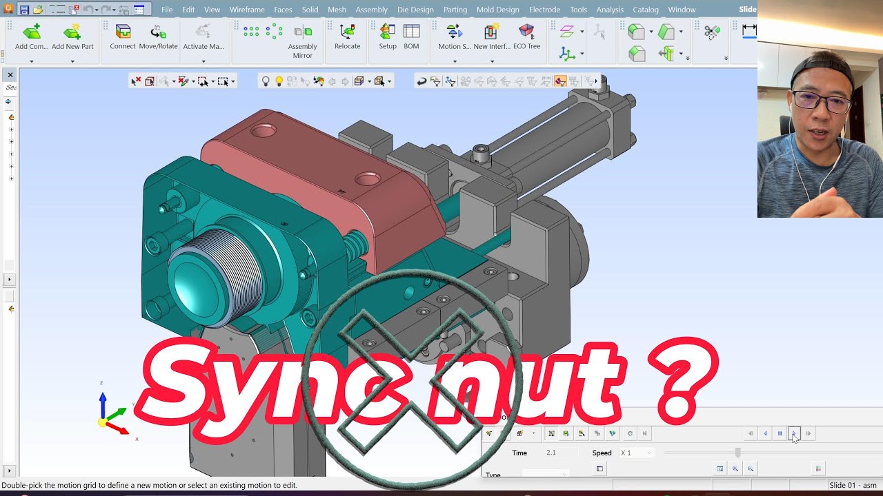 without sync nut | unscrew mold | simple - YouTube