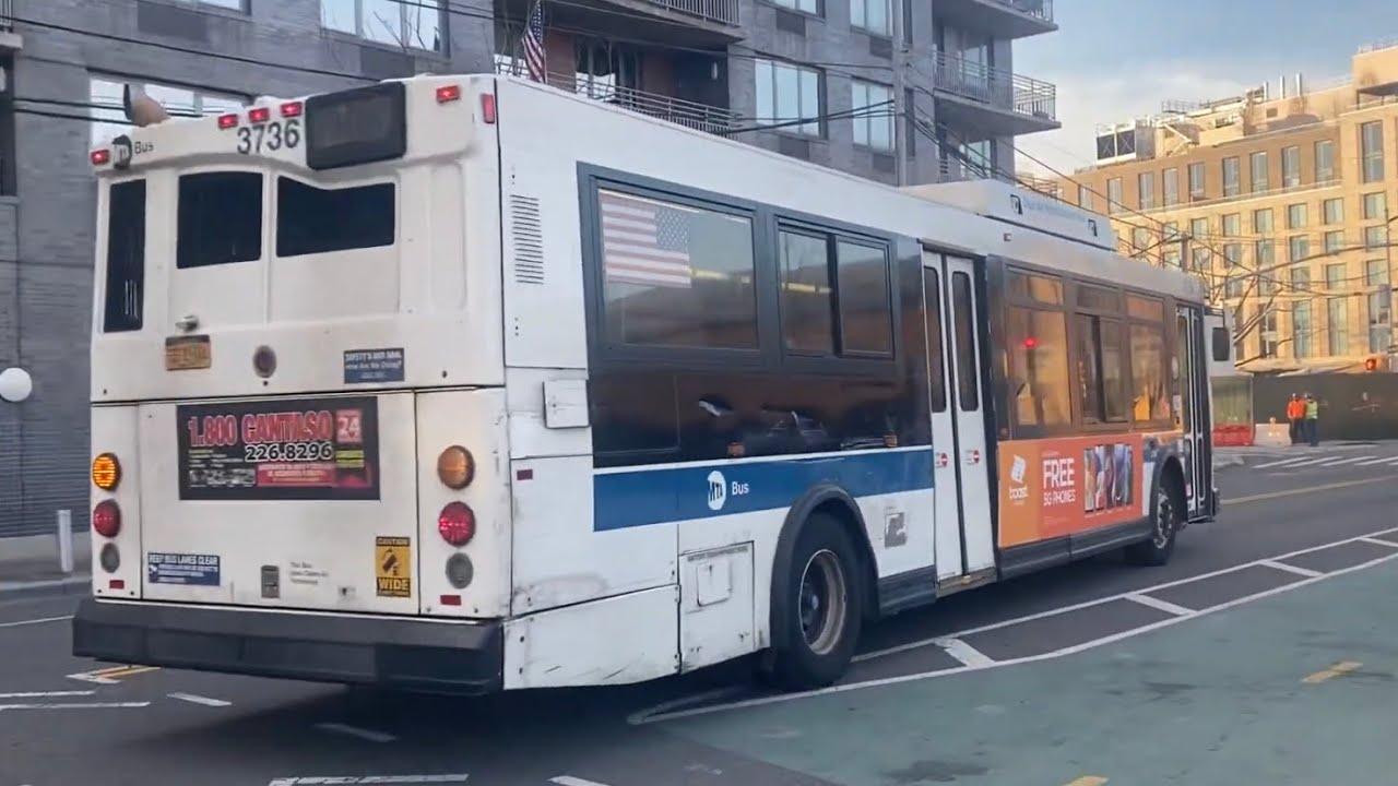 MTA Bus Company: Orion VII Gen II+ Hybrid #3736 on a Hunters Pt, Borden ...