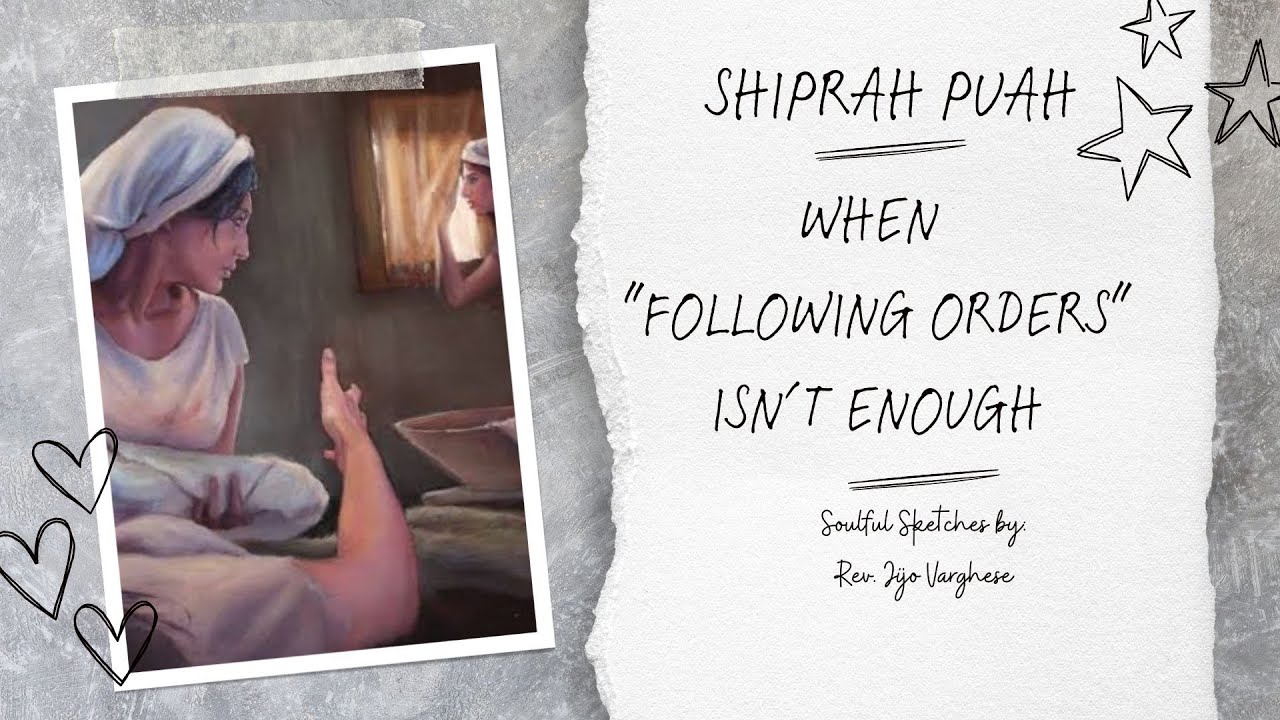 | SOULFUL SKETCHES | EPISODE 80 | BIBLE CHARACTERS | SHIPRAH-PUAH ...
