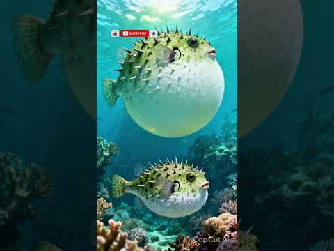 Balon Balığı – Şişerek Kendini Koruyan Deniz Kahramanı! 🐡#youtubeshorts #BalonBalığı