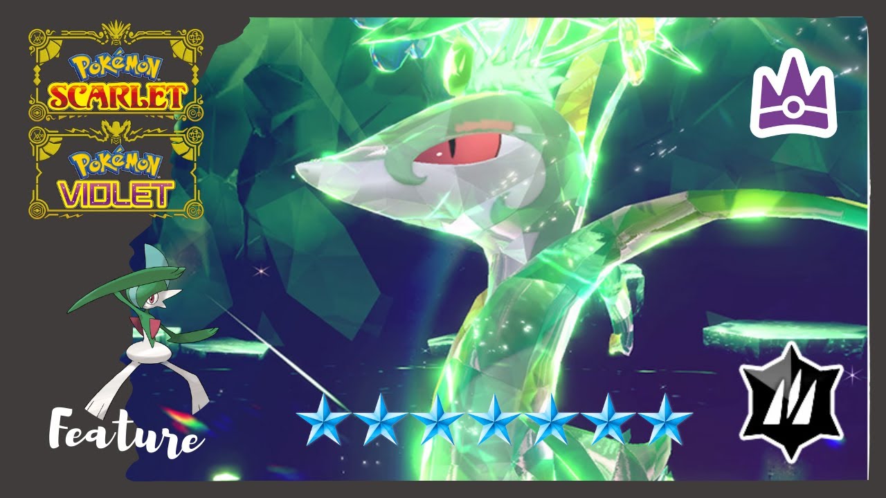 Gallade - SOLO 7 Star Serperior Tera Raid in Pokemon Scarlet Violet ...