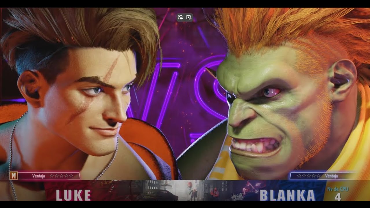 ⚡ Blanka vs. Luke - ¡Combate Salvaje en Street Fighter 6! 🥊🔥 - YouTube