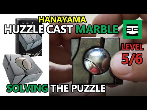 How to solve Hanayama CAST MARBLE? Fast solution, disassemble and ...