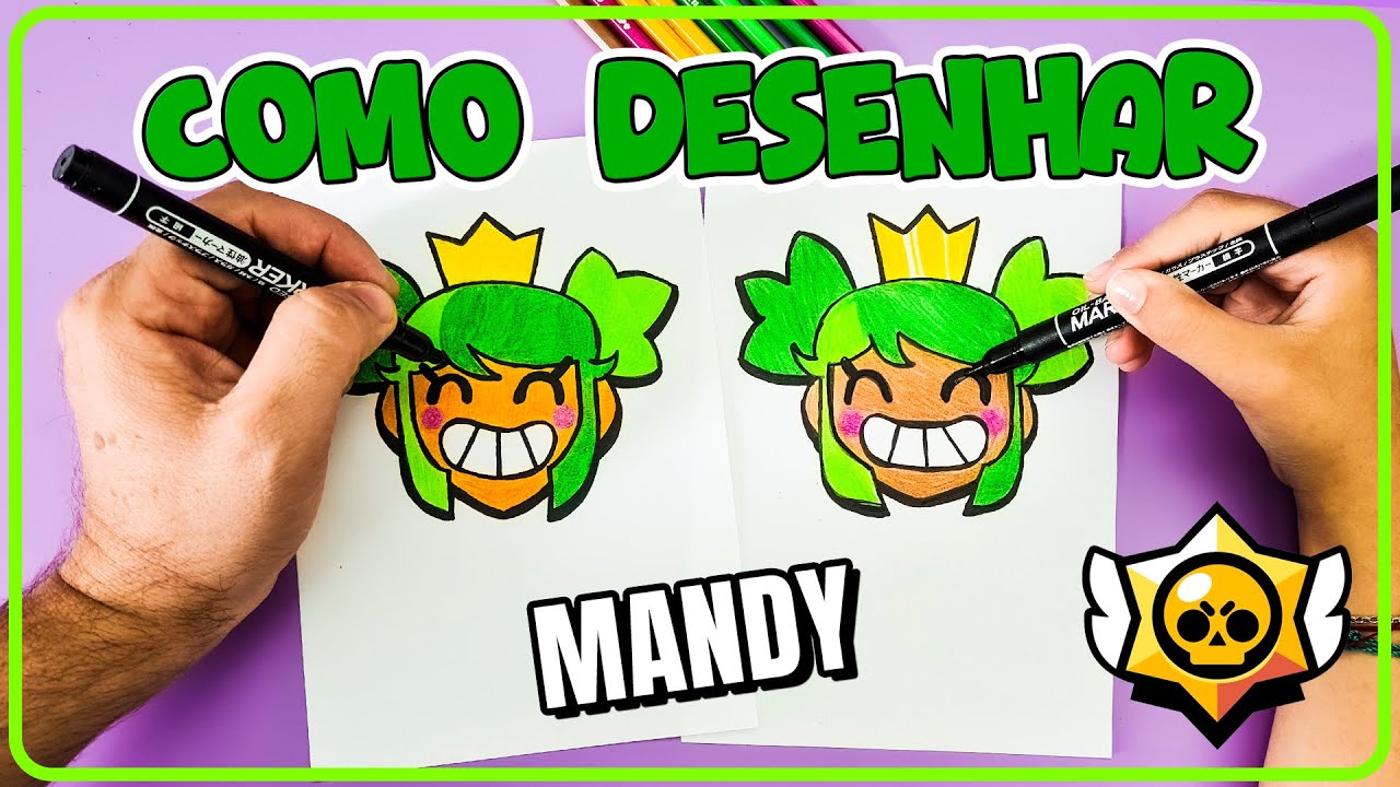 DESENHE A MANDY DO BRAWL STARS! FÁCIL, BONITO E PASSO A PASSO - YouTube